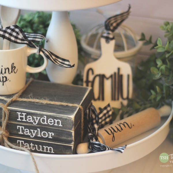 Wood Mini Books - Etsy