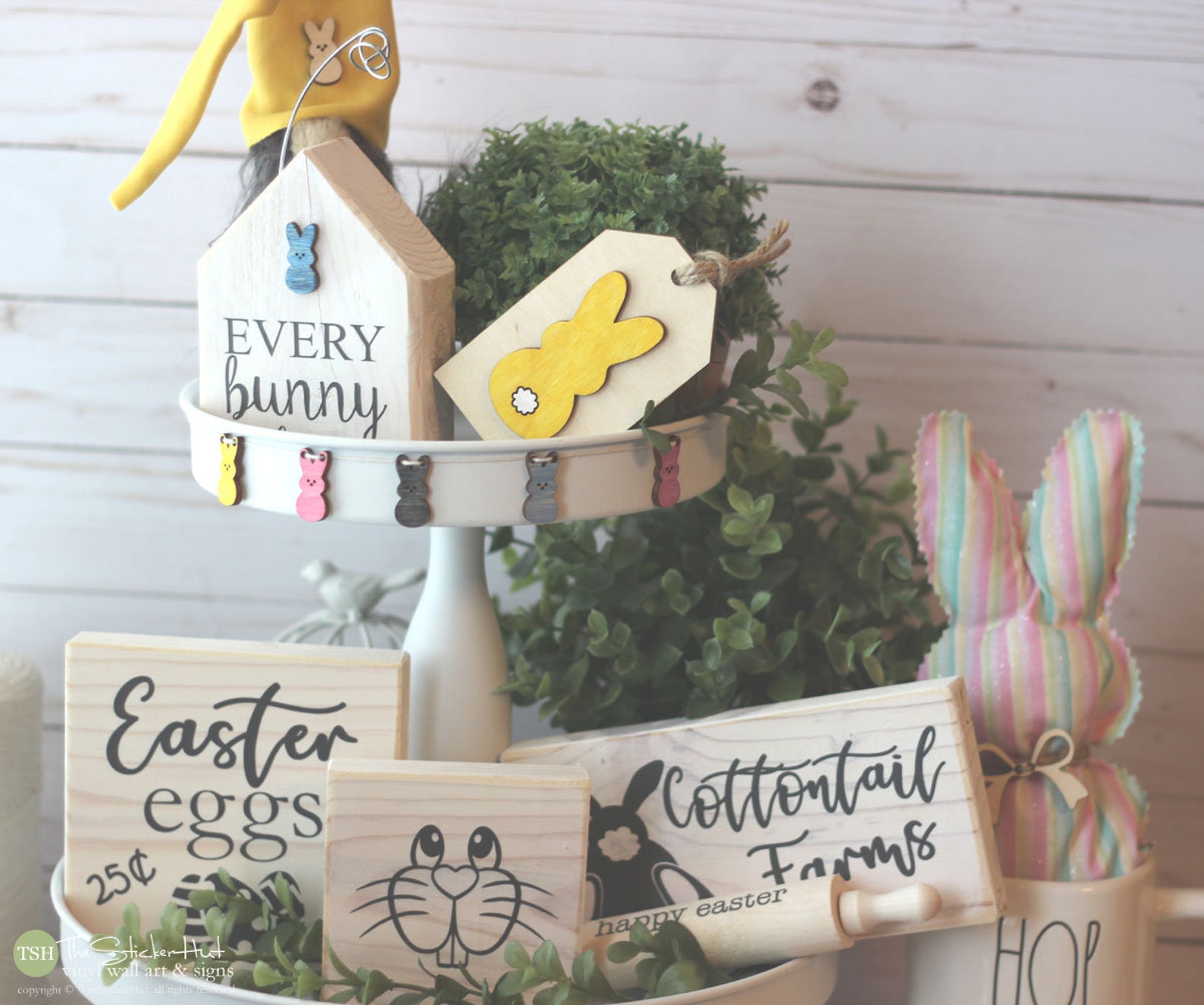 Easter Tiered Tray Set Mix and Match Items Mini Sign Sets | Etsy