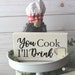Kitchen Cooking Signs Tiered Tray Set Mix and Match Items Mini Signs 3D ...