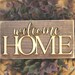 Welcome Home Sign Mini Block 3D Home Decor Wooden Sign Wood Signs ...