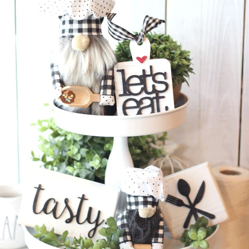 Mini Gnome for Tier Tray - Etsy