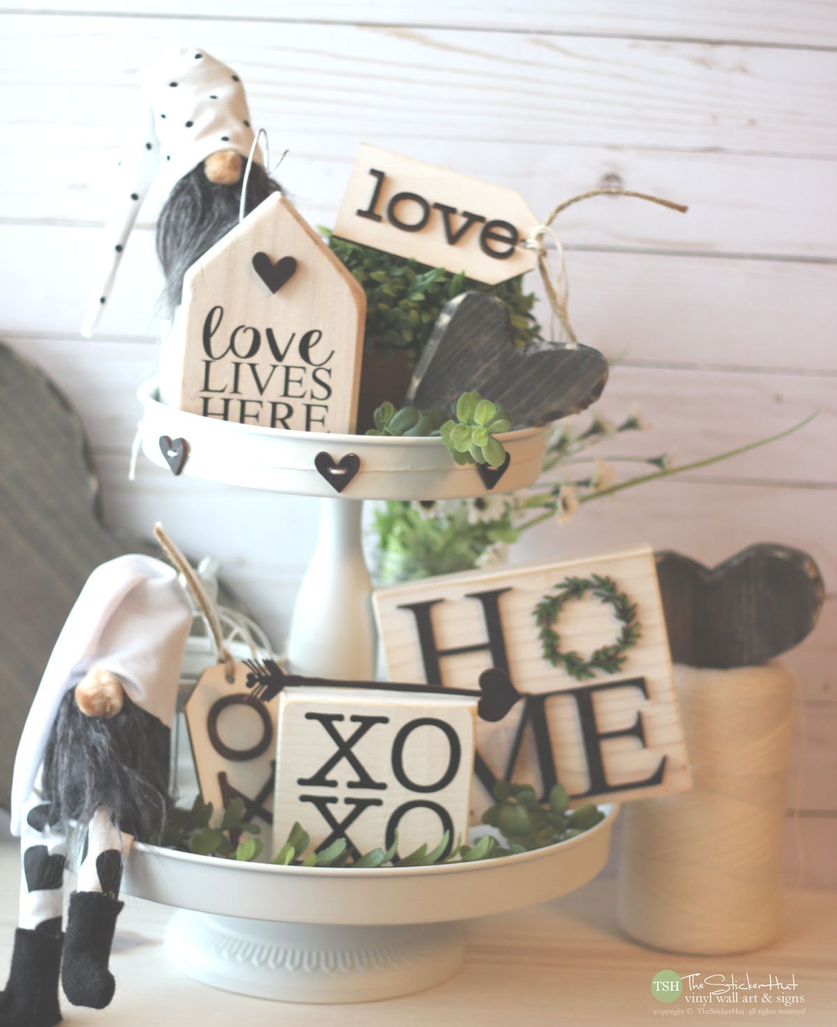 Home & Living 3 tiered sign Mini Love Sign Wall Décor etna.com.pe
