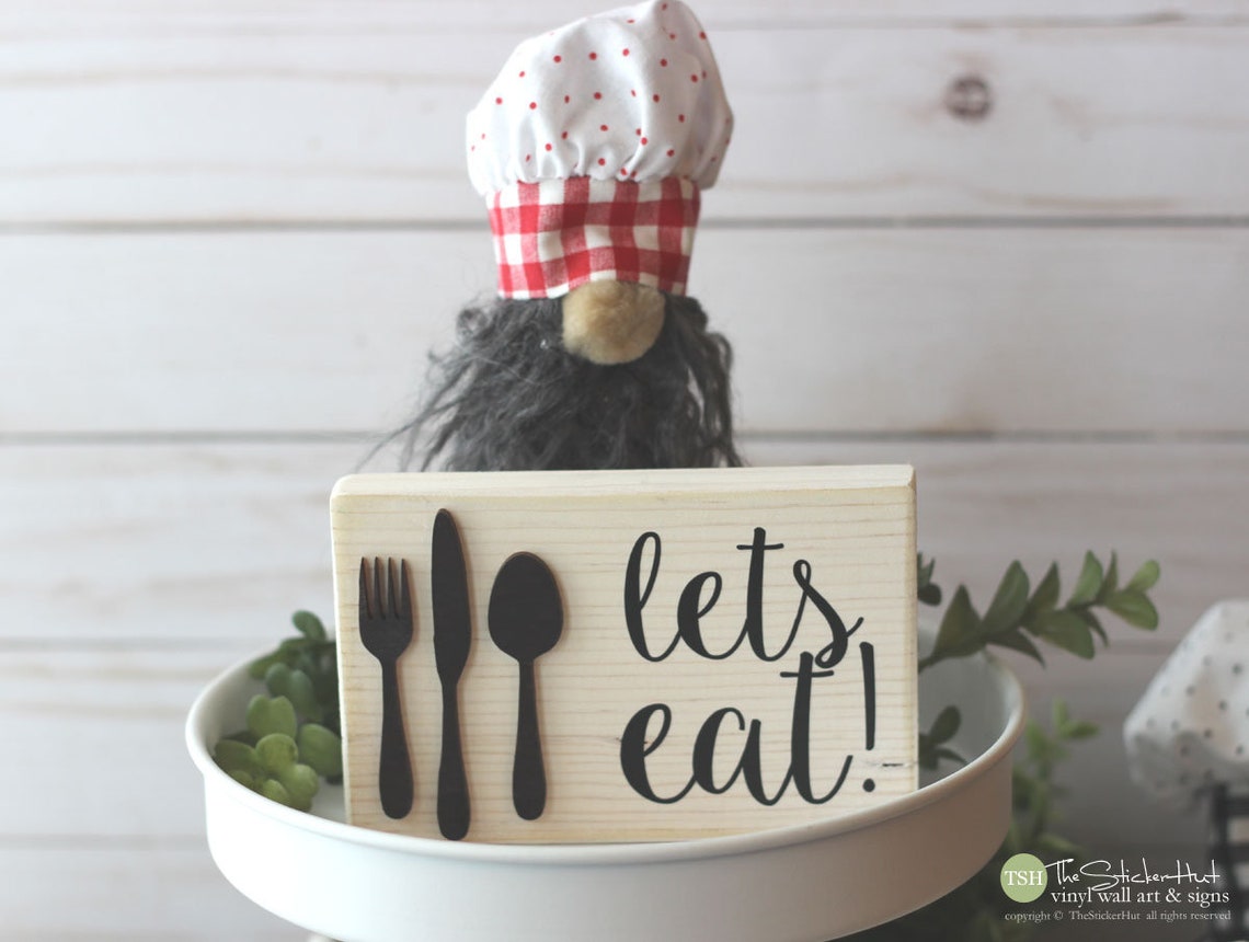 Kitchen Cooking Signs Tiered Tray Set Mix and Match Items | Etsy