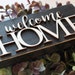 Welcome Home Sign Mini Block 3D Home Decor Wooden Sign Wood Signs ...