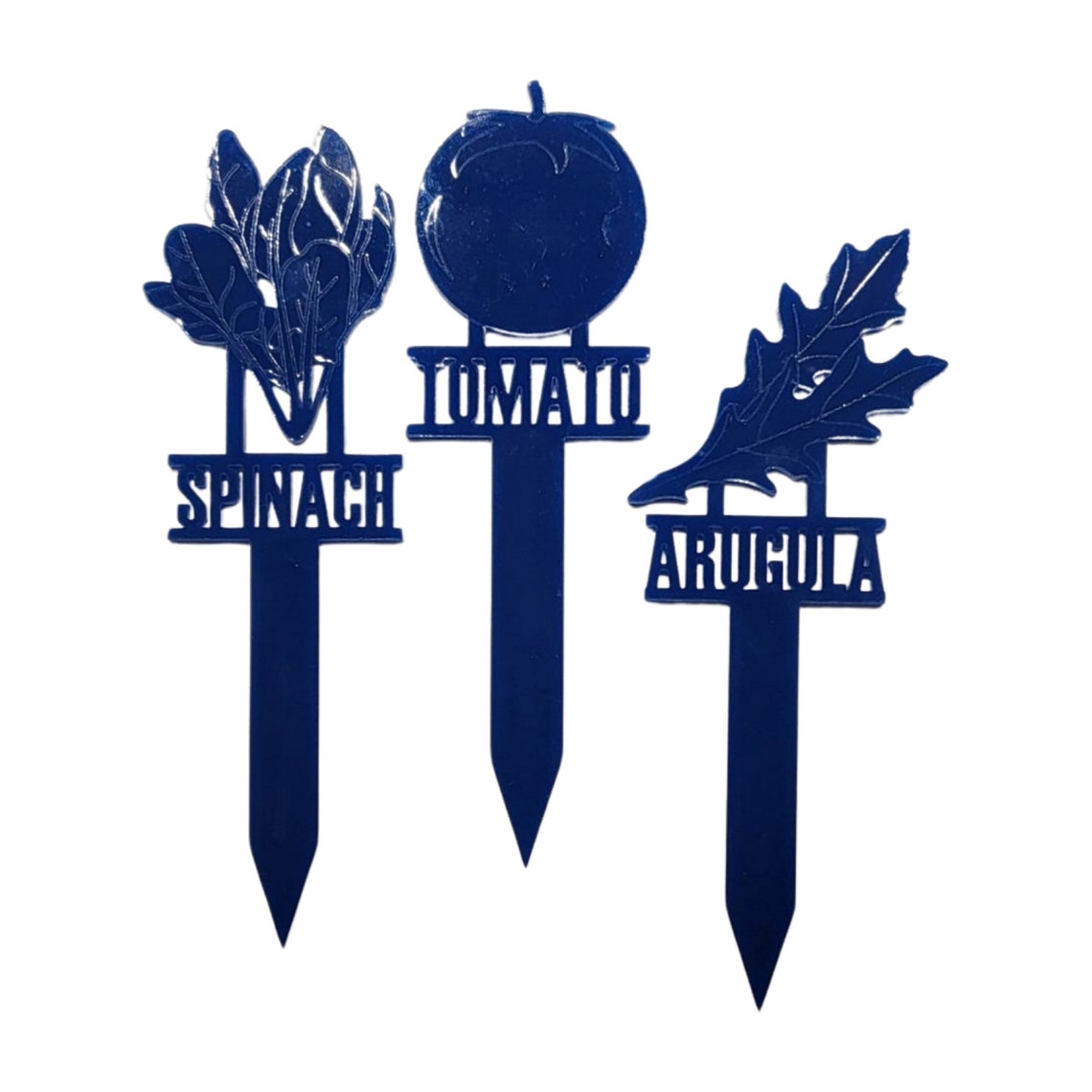 Jumbo Illustrative Garden Stakes-plant Stakes-plant Identification ...