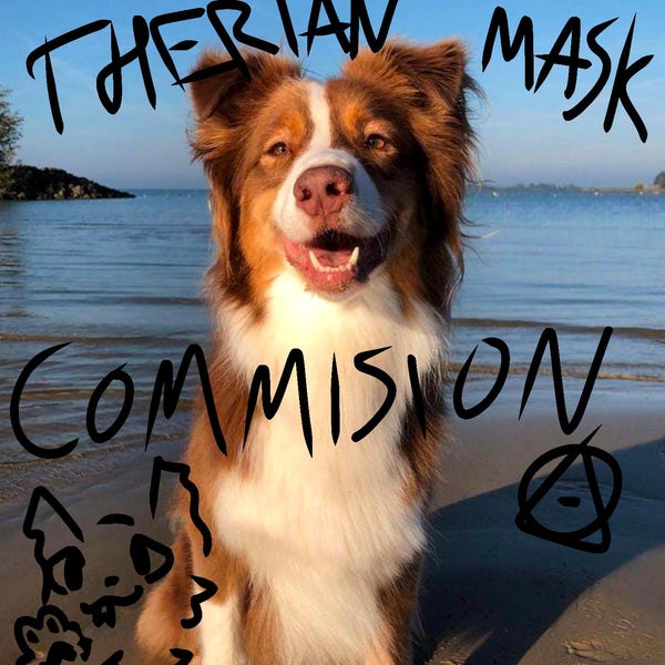 Border Collie Therian Mask - Etsy