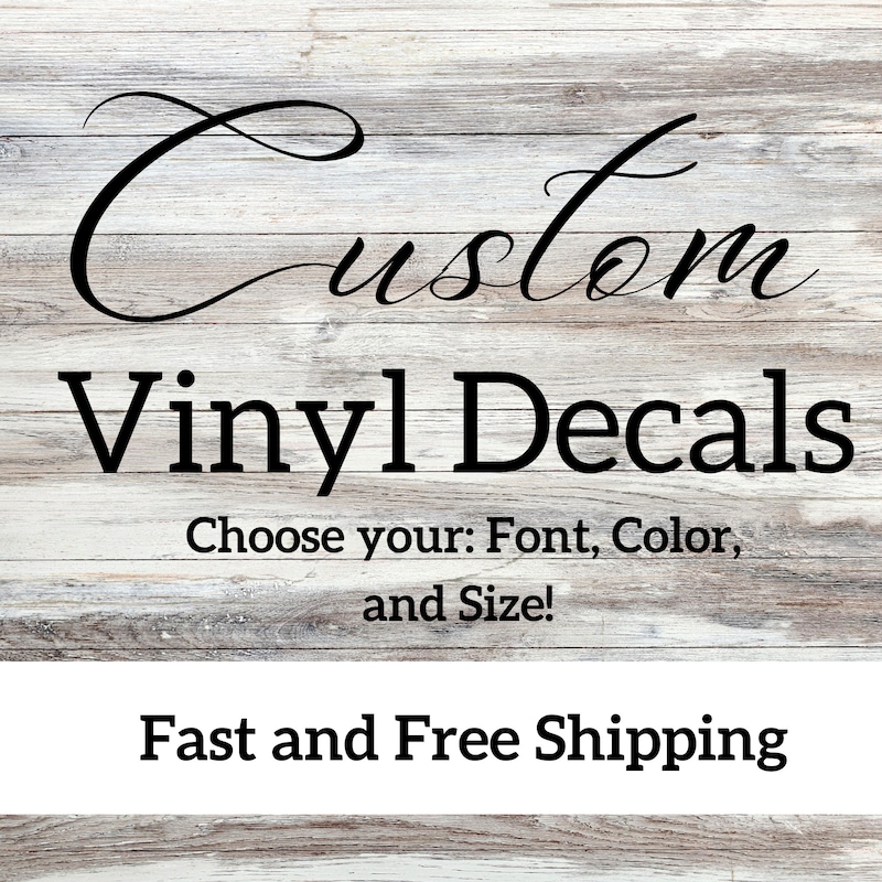 Text on Car Decal - Etsy