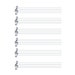 Blank Staff Manuscript Paper: 100 Sheets for Musical Notation - Etsy