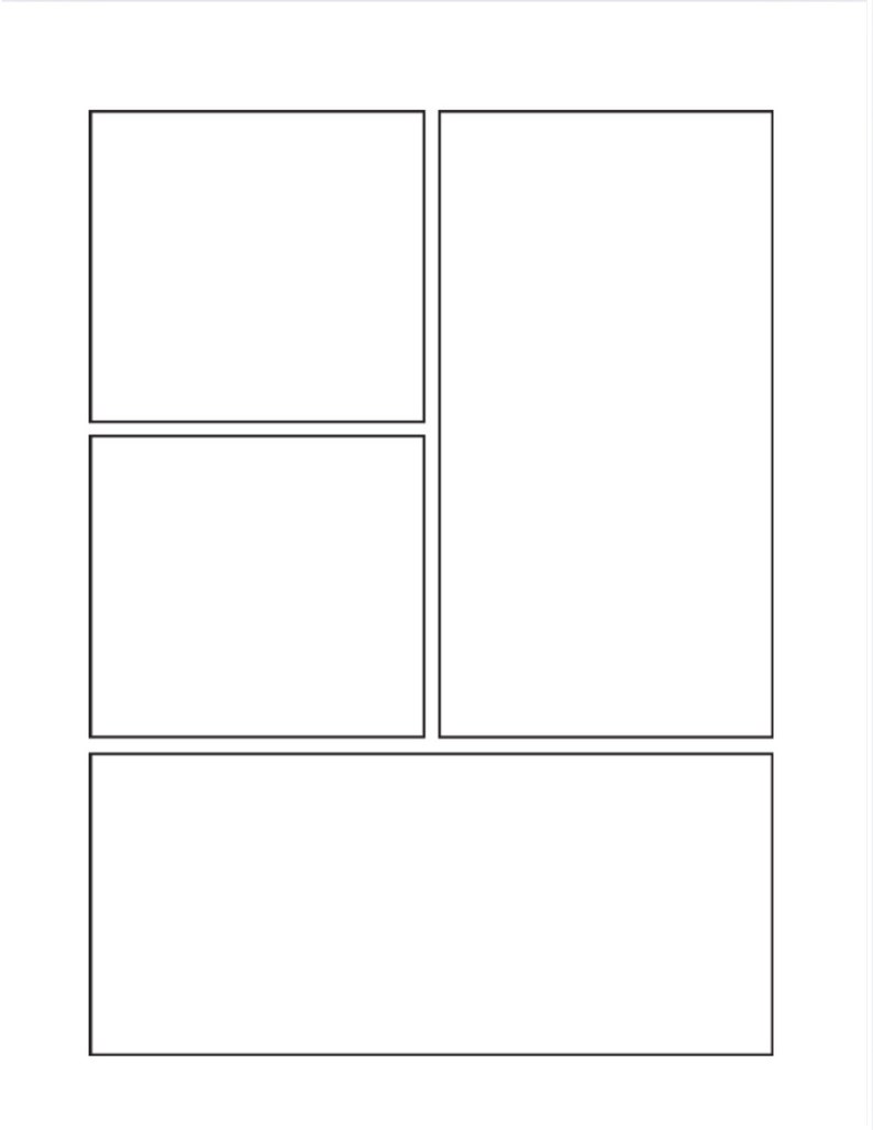 Blank Comic Book: Mini Storyboard Edition - Etsy