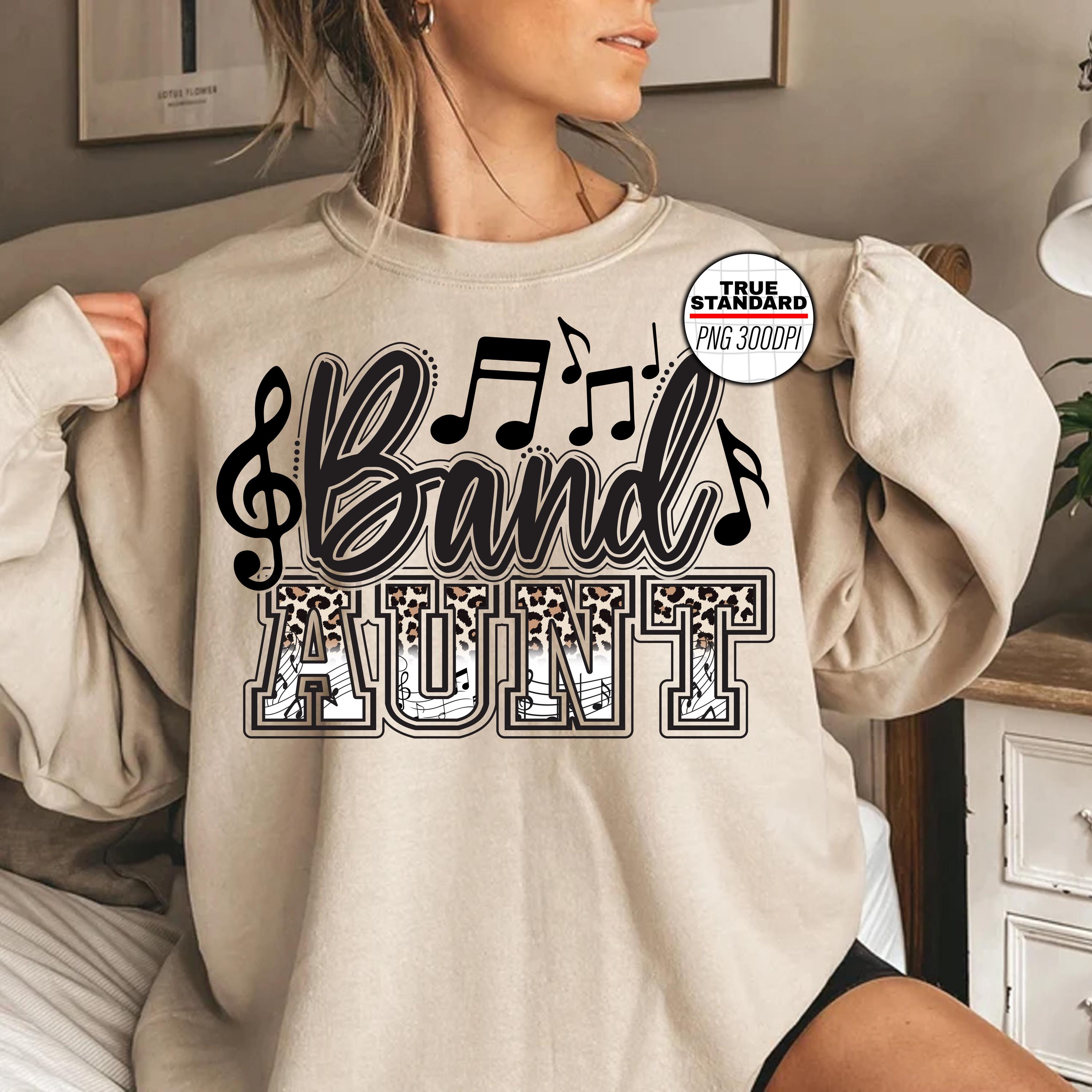 Band Png, Band Aunt PNG Image, Black Leopard Letters Marching Band ...