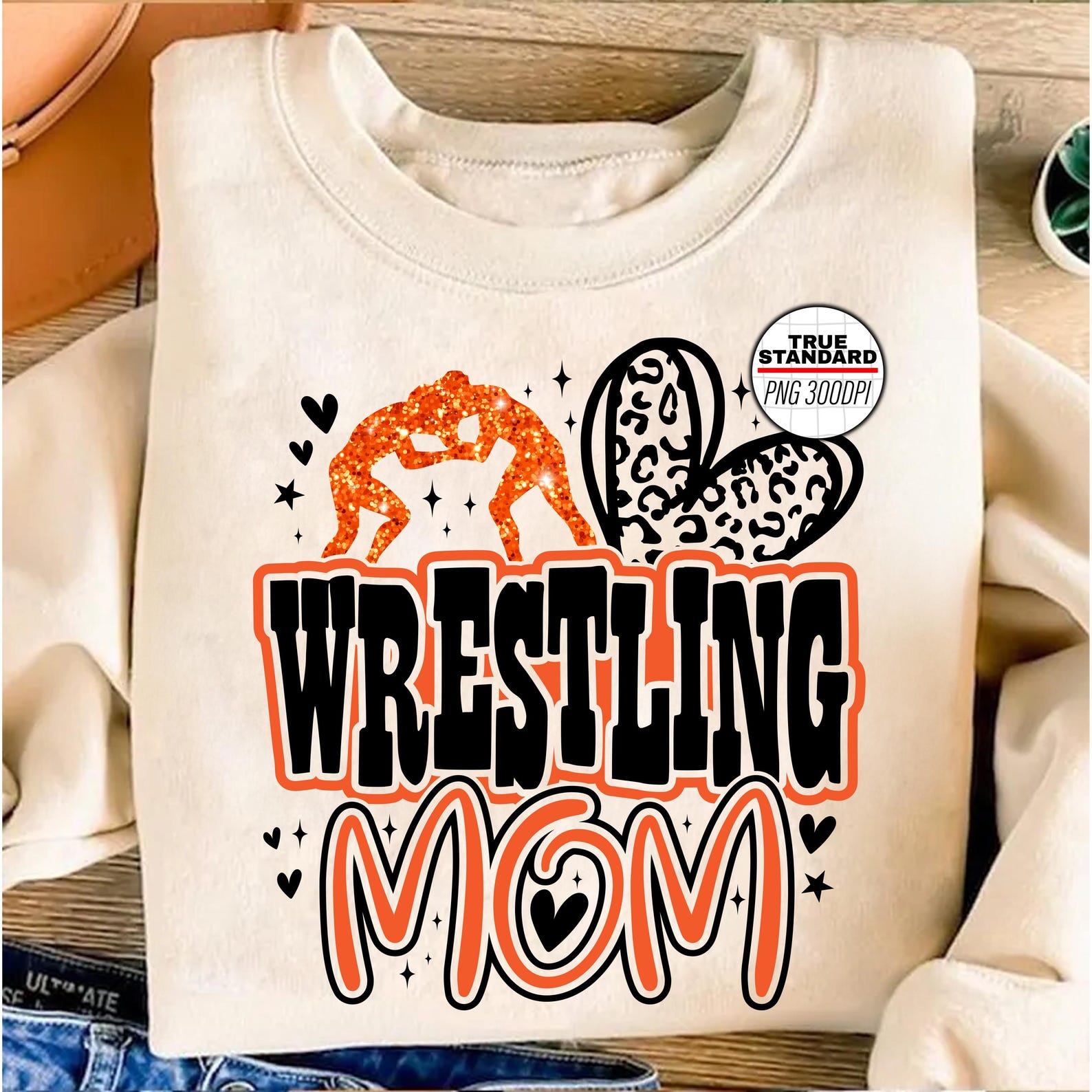 Wrestling Png, Wrestling Mom PNG, Wrestling Leopard Design, Sublimation ...