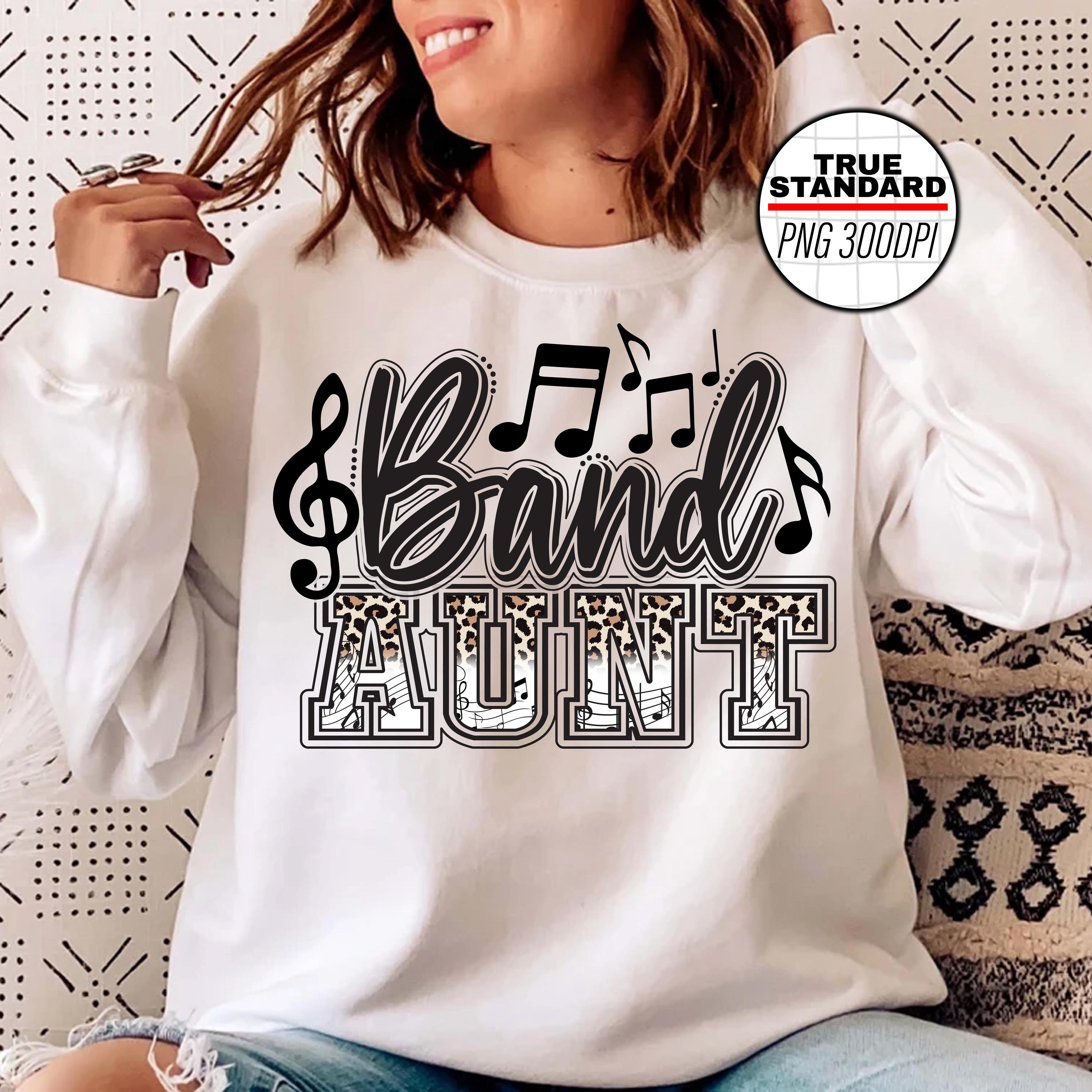 Band Png, Band Aunt PNG Image, Black Leopard Letters Marching Band ...