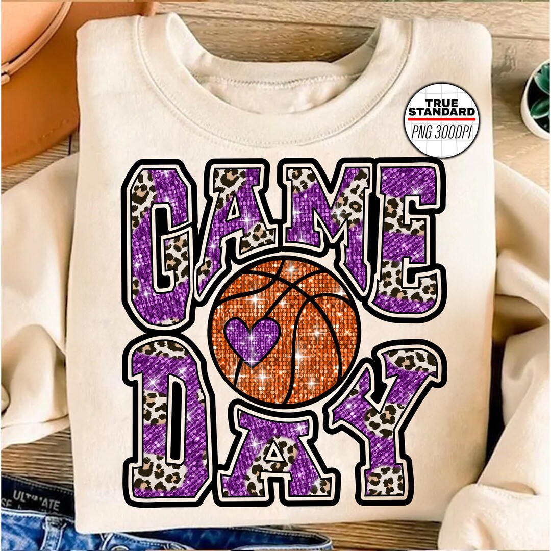 Basketball Png, Game Day Basketball PNG Image, Basketball Purple ...