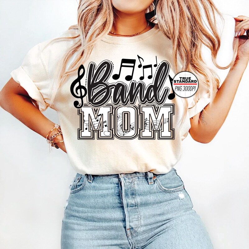 Band Mom Svg - Etsy