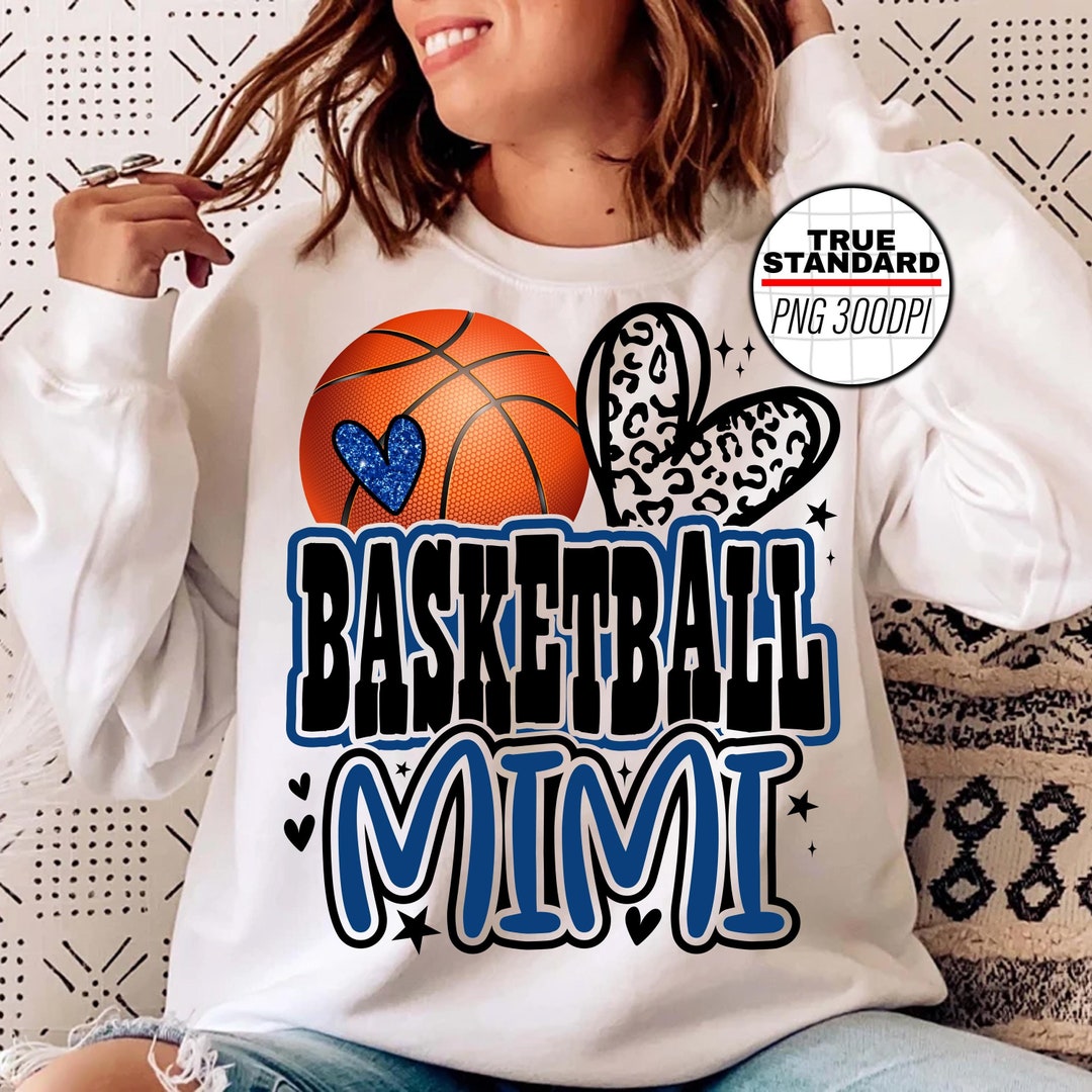 Basketball Mimi PNG Image, Blue Basketball Heartleopard Design ...