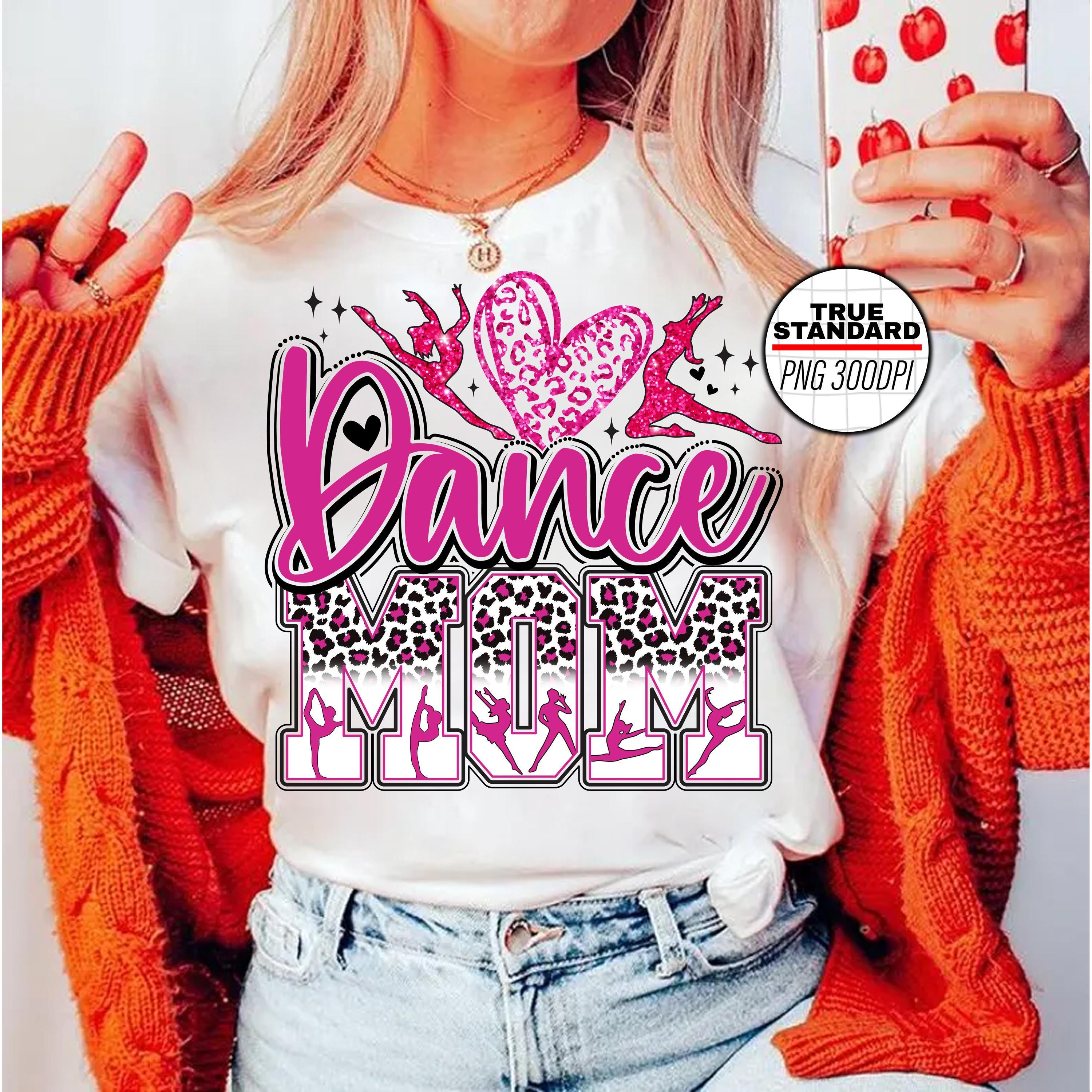 Dance Mom PNG Image, Dance Leopard Hot Pink Design, Leopard Print Heart ...
