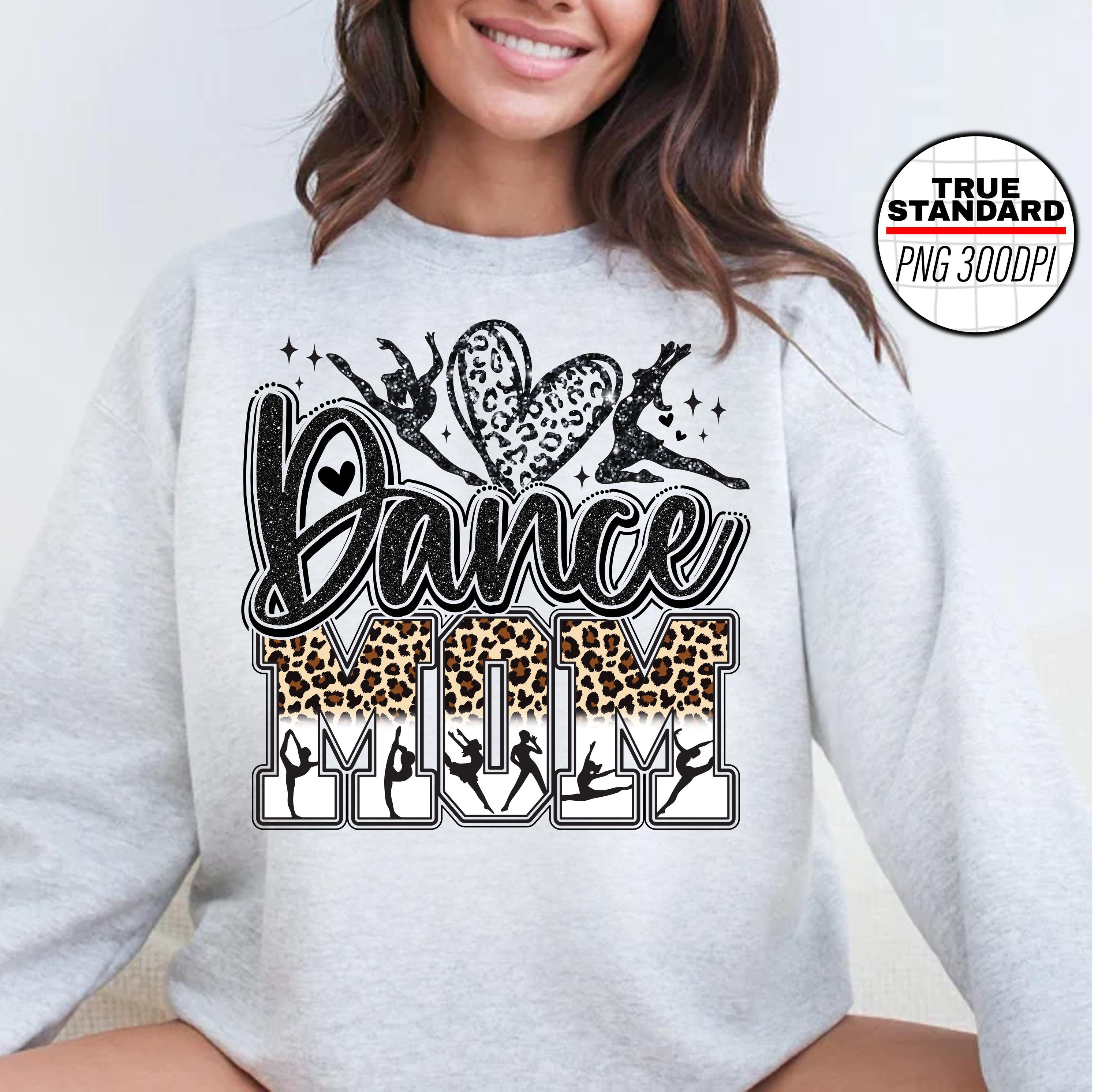 Dance Mom PNG Image, Dance Leopard Hot Black Design, Leopard Print ...