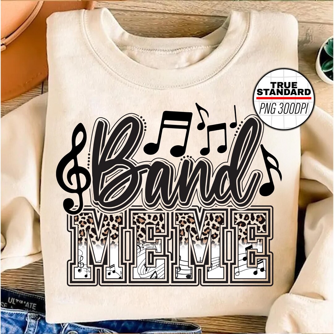 Band Meme PNG Image, Band Meme Black PNG, Meme, Leopard Marching Band ...