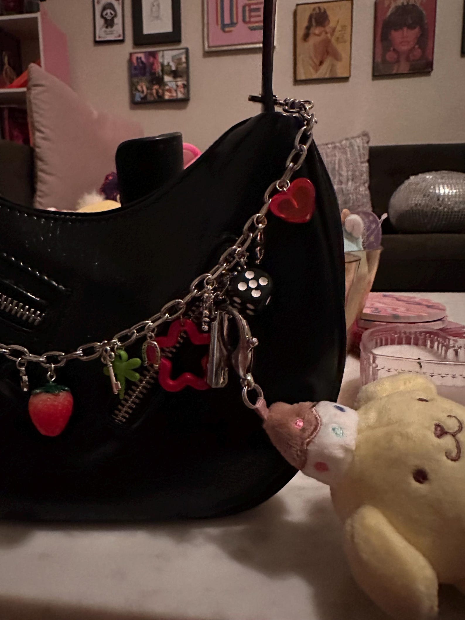 Build Your Own Purse Charm Chain! DIY Charm Keychain. Personalizable ...
