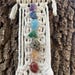 7 Chakra Crystal Macrame Walling Hanging - Etsy