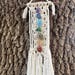 7 Chakra Crystal Macrame Walling Hanging - Etsy