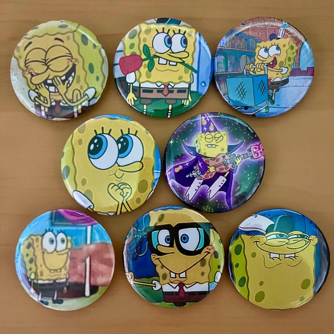 Spongebob Mystery Badges - Etsy