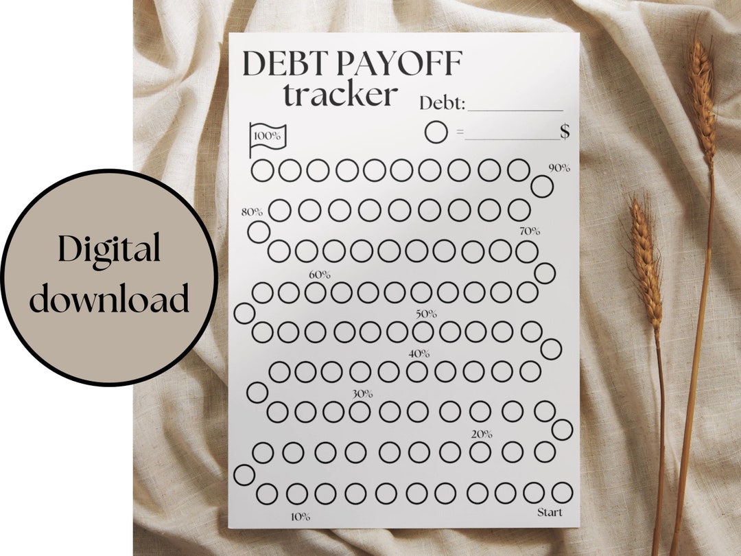 Debt Payoff Tracker - Etsy