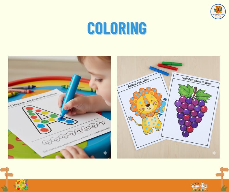 Dot Marker & Pre School Coloring Alphabet Practice Worksheets | 130 ...