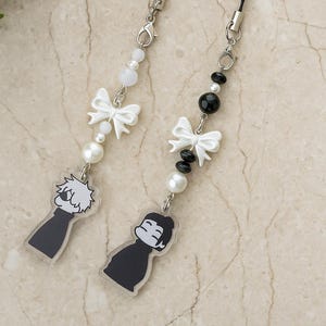 Jujutsu Kaisen Keychain | Geto Suguru & Satoru Gojo Matching Set ...