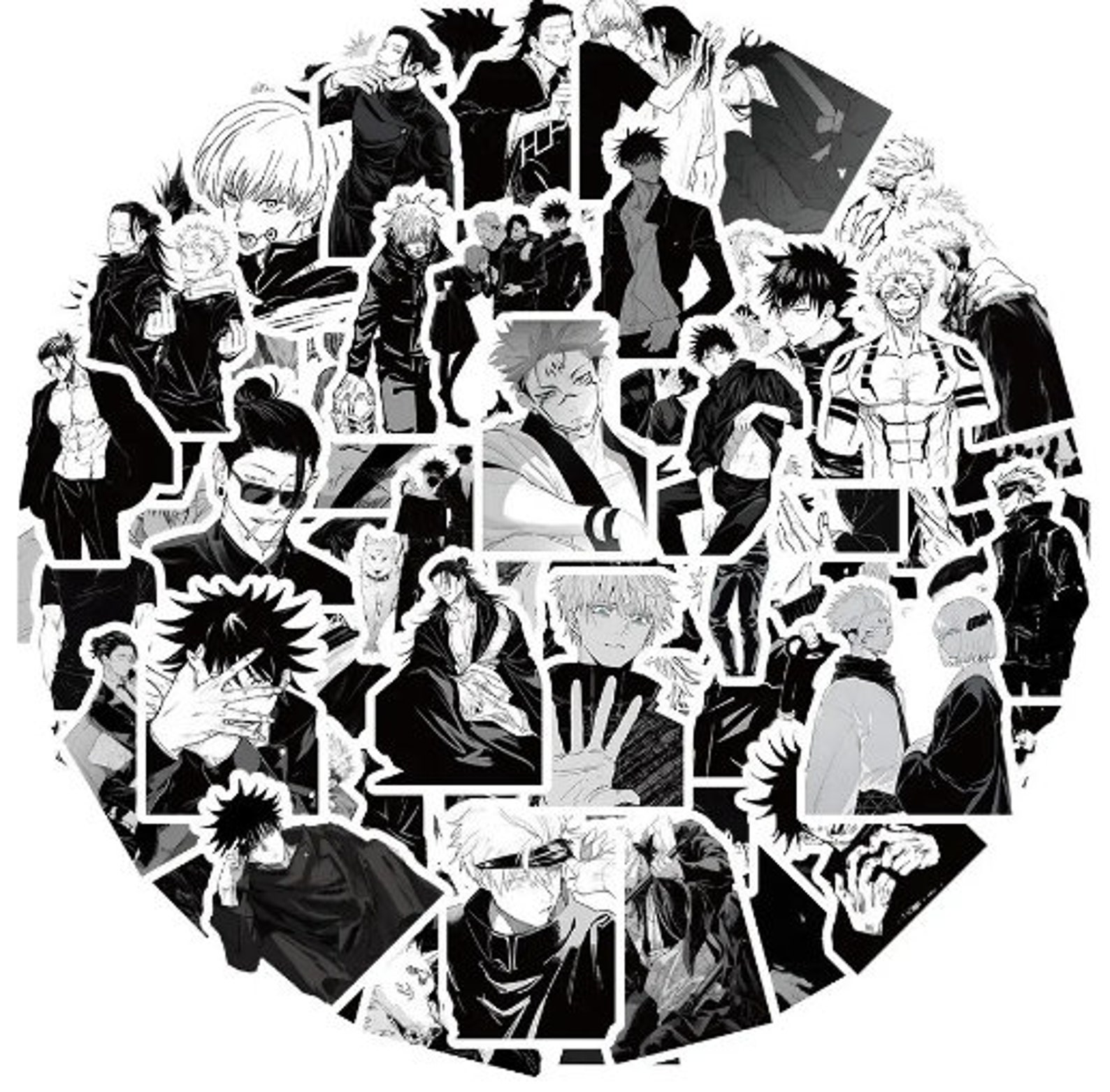 Jujutsu Kaisen Stickers 60pc Set | Gojo Satoru Stickers | Gojo and Geto ...