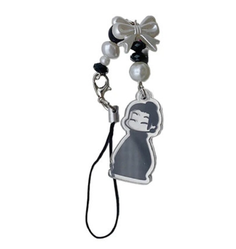 Gojo & Geto Keychain Set | Minimalist JJK Couple Gift | Matching Anime ...