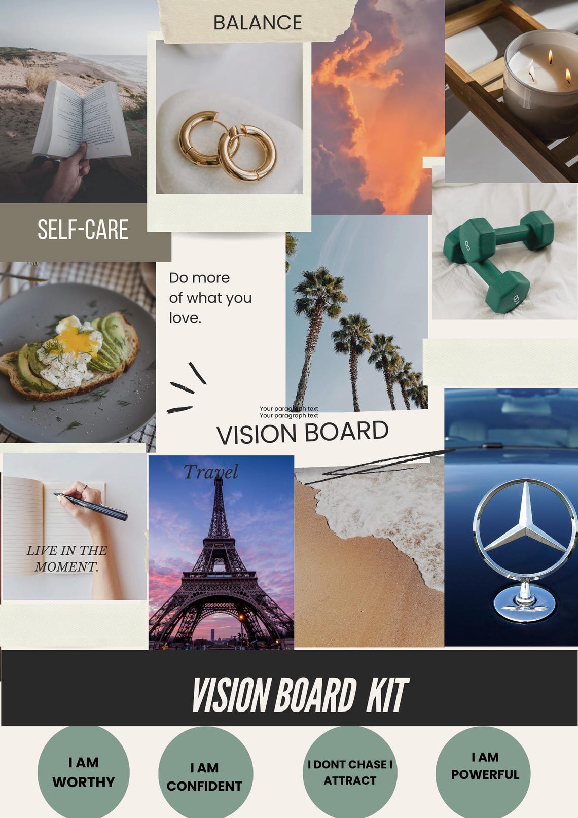 2025 DIGITAL VISION BOARD - Etsy