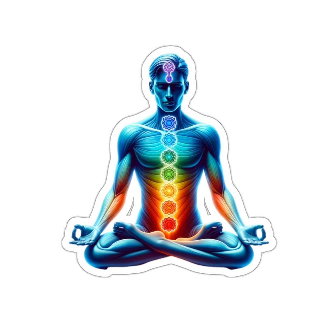Chakra Sticker Seven Chakras Laptop Decal Yoga Meditation Sticker Zen ...