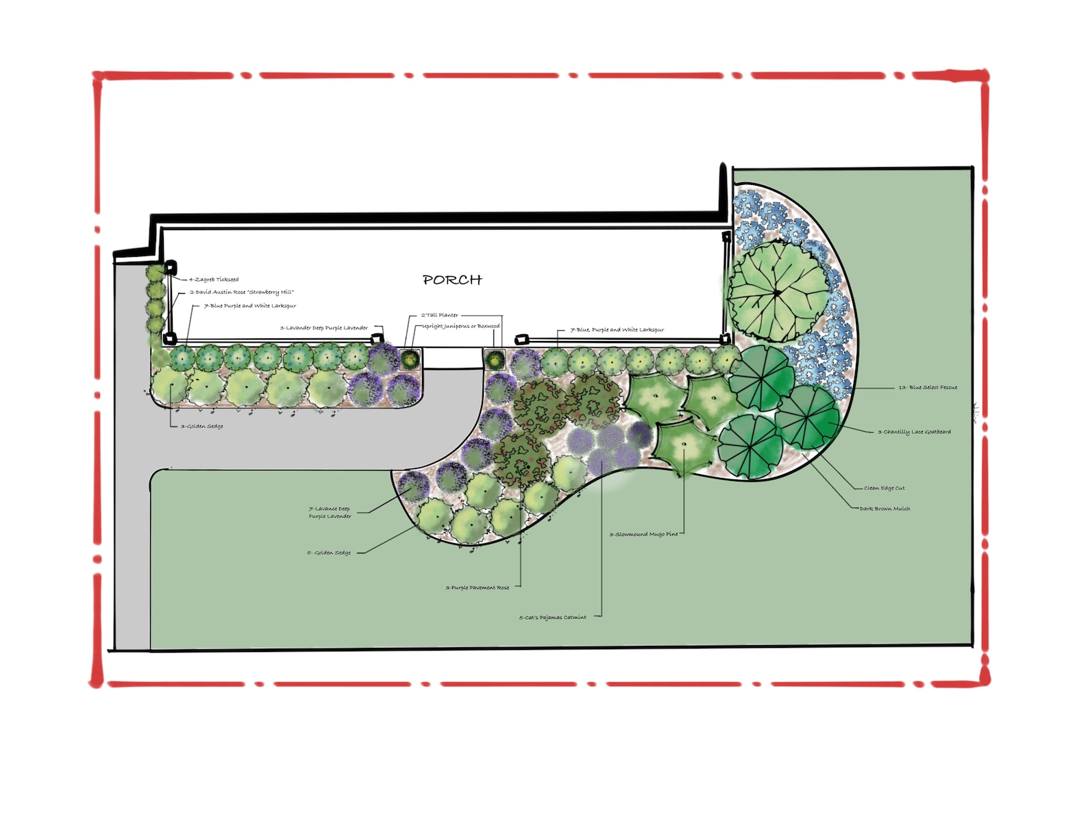 Custom Landscape/ Garden Design - Etsy