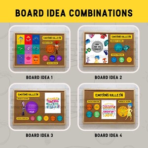 Inside Out 2 Bulletin Board Kit for Classroom Decor School Counselor ...