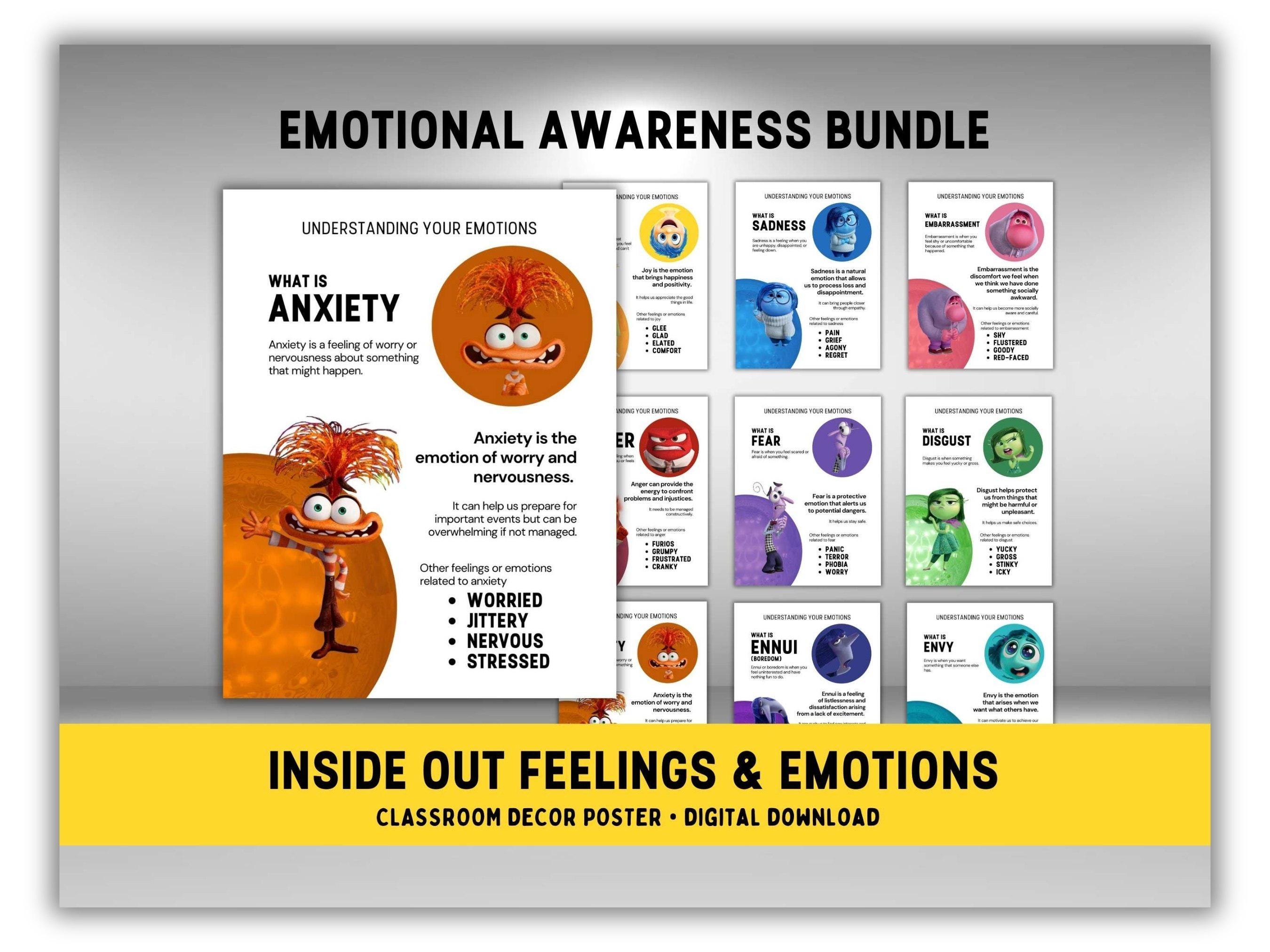 Inside Out 2 Therapy Worksheets Inside Out School Counselors Kit Kids ...