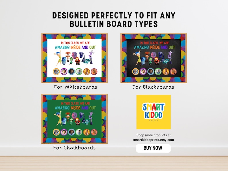 Inside Out 2 Bulletin Board Kit for School Counselors Therapy Classroom ...