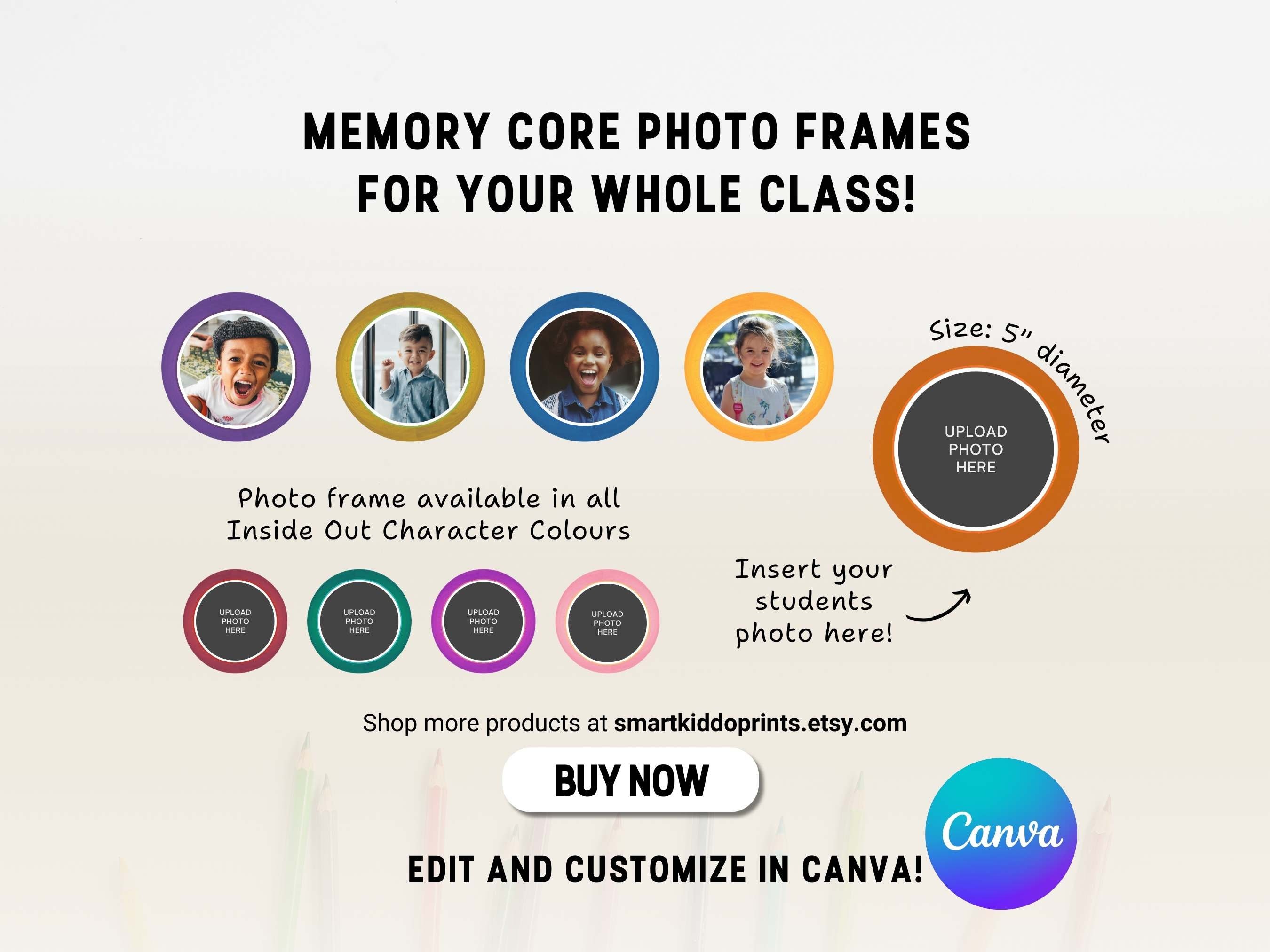 Inside Out Bulletin Board Kit Back to School Digital Download Editable ...