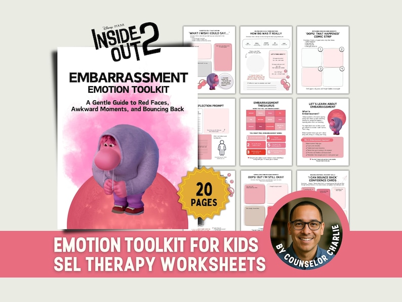 Inside Out Emotional Regulation Toolkit Feelings Workbook for School ...