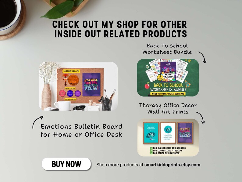 Inside Out Feelings Activity Book Emotional Intelligence and ...