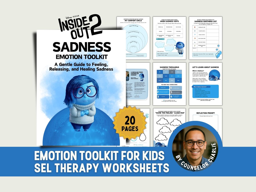 Inside Out Emotional Regulation Toolkit Feelings Workbook for School ...