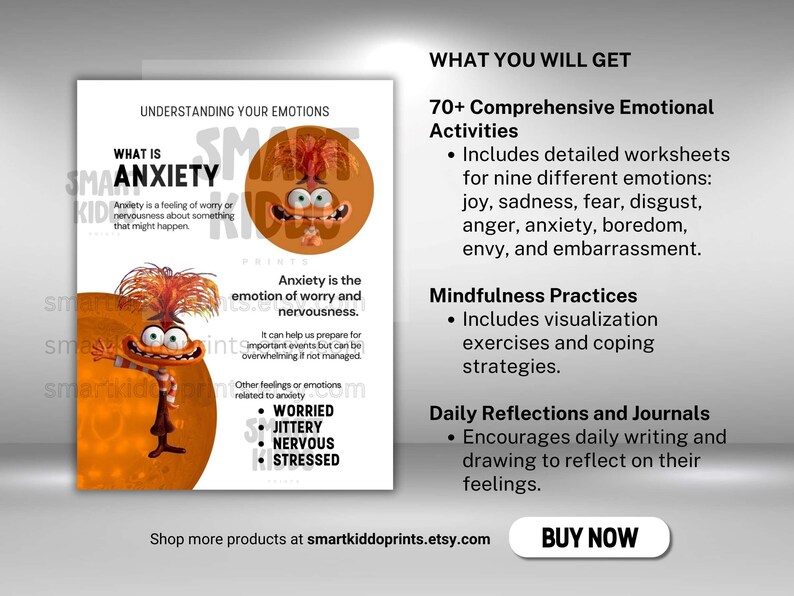 Inside Out Feelings Activity Book Emotional Intelligence and ...