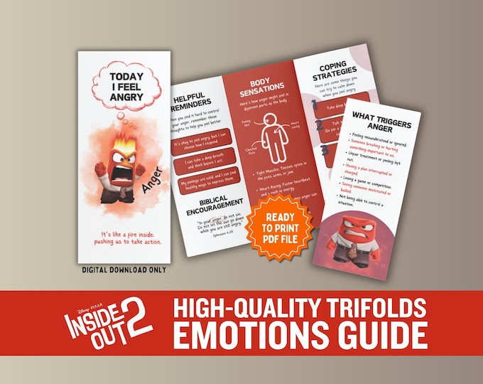 Inside Out 2 Emotion Coping Cards (digital Download) - Etsy Canada