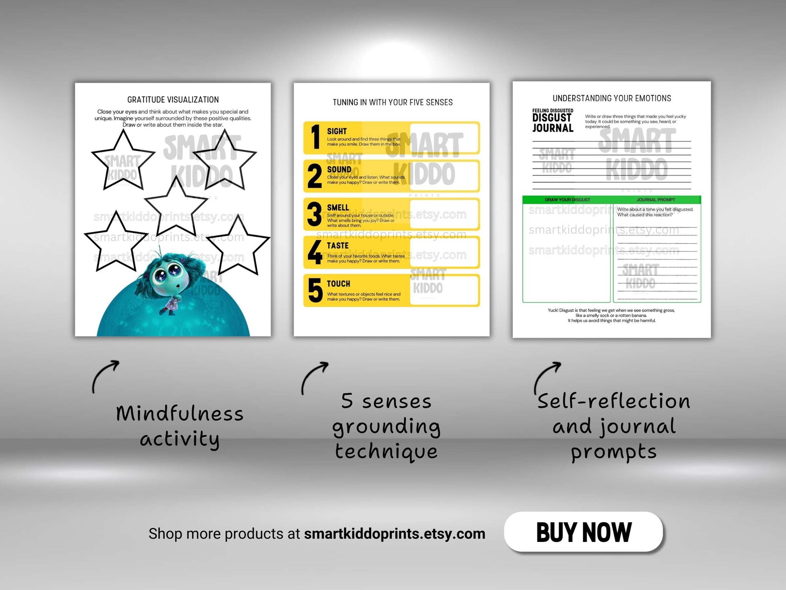 Inside Out Feelings Activity Book Emotional Intelligence and ...