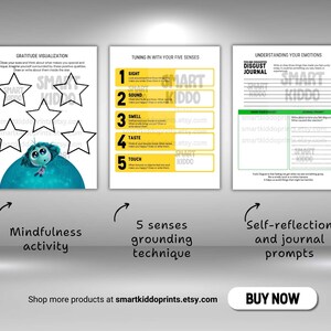 Inside Out 2 Feelings Activity Book Social Emotional Learning Therapy ...