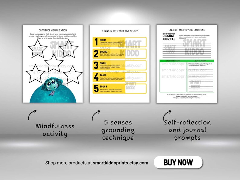 Inside Out Feelings Activity Book Emotional Intelligence and ...