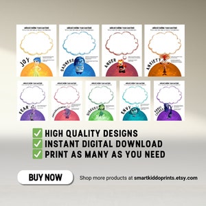 Inside Out 2 Activity Worksheet Emotional Intelligence Printable ...