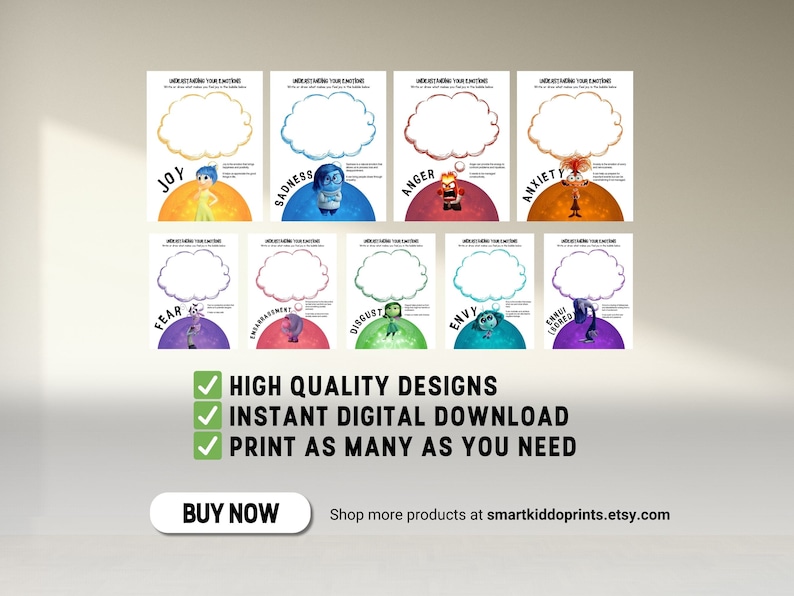 Inside Out 2 Activity Worksheet Emotional Intelligence Printable ...