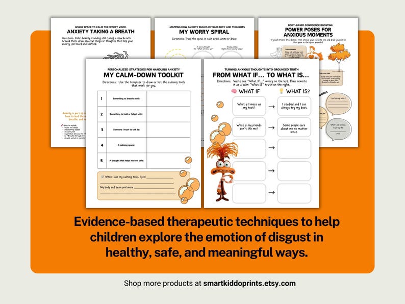 Inside Out Emotional Regulation Toolkit Feelings Workbook for School ...