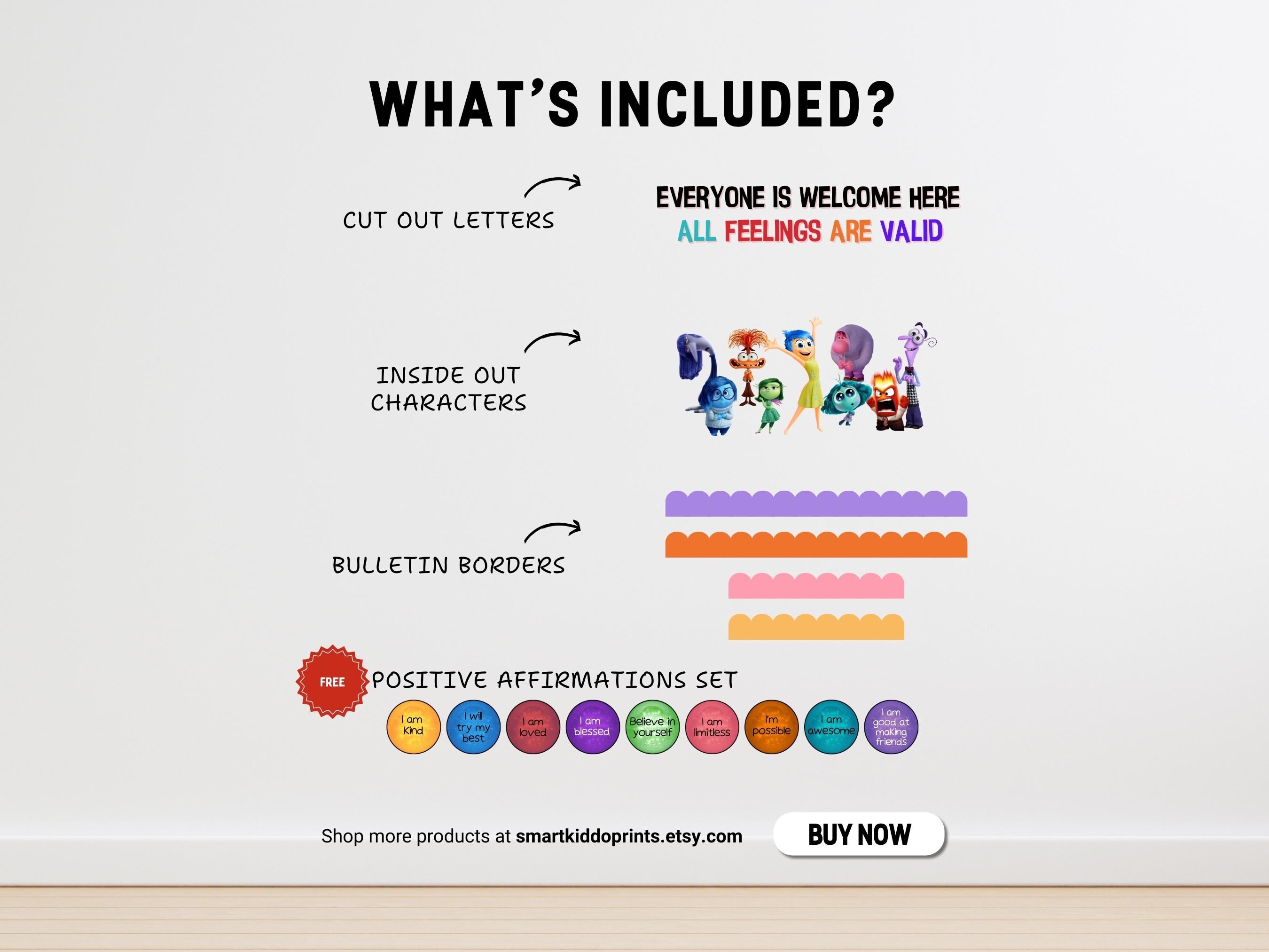 Inside Out 2 Bulletin Board for School Counselors Therapy Kit Classroom ...